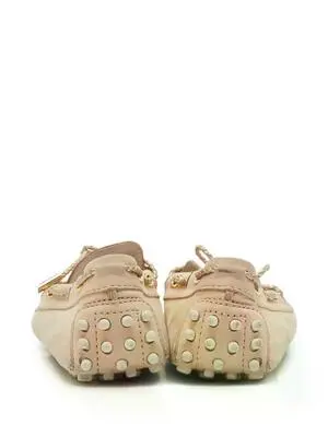 TOD'S Leather Loafers - Neutrals