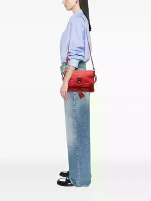 Gucci Leather Bella Satchel - Red