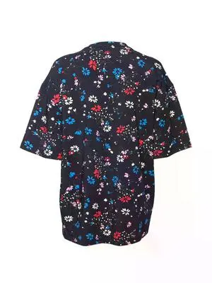 Balenciaga Floral-print Cotton T-shirt