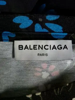 Balenciaga Floral-print Cotton T-shirt