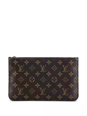 LOUIS VUITTON Neverfull Pochette Monogram Canvas Large Pouch