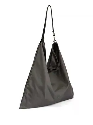 JIL SANDER Leather Strap Soft Rolled Bag - Grey