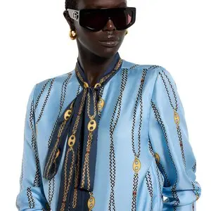 Gucci Printed Silk Twill Shirt