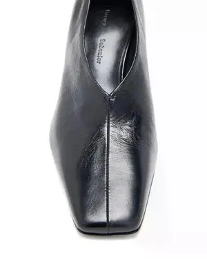 Proenza Schouler Trap Square-toe Pumps - Black