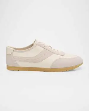 Vince LA Leather & Suede Runner Sneakers - Horchata/p