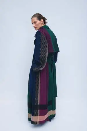 Gabriela Hearst Lyra Cashmere Trench Coat - Multi