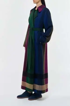 Gabriela Hearst Lyra Cashmere Trench Coat - Multi