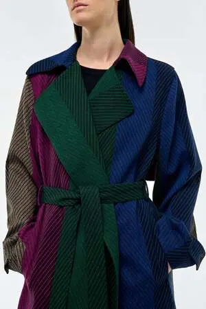 Gabriela Hearst Lyra Cashmere Trench Coat - Multi