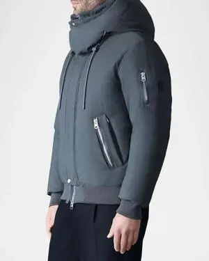 Mackage Iker-z 2-in-1 Down Bomber Jacket - Carbon