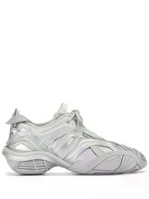 Balenciaga Metallic Low-top Sneakers - Silver