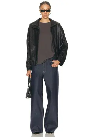 Acne Studios Laison Leather Jacket - Black