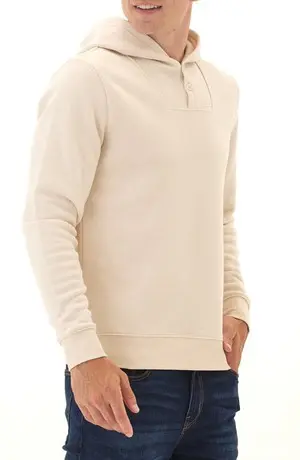 THREADS 4 THOUGHT Kieran Fleece Pullover Hoodie - Tapioca