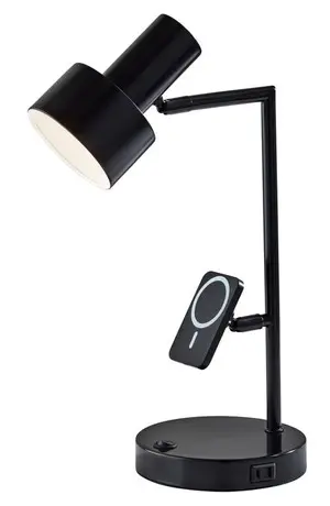 ADESSO Rowe Supercharger Led Desk Lamp - Black