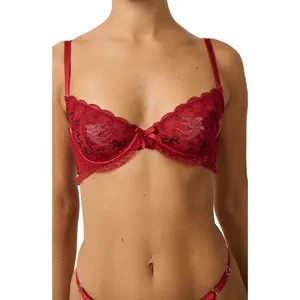 KAT THE LABEL Cupid Underwire Bra - Red