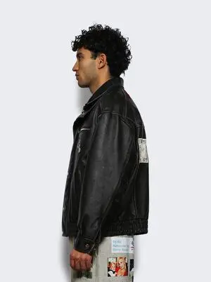PALY The Commission Leather Bomber Jacket