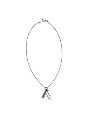 MAISON MARGIELA MM6 Maison Margiela Metal Paperclip Necklace - Silver