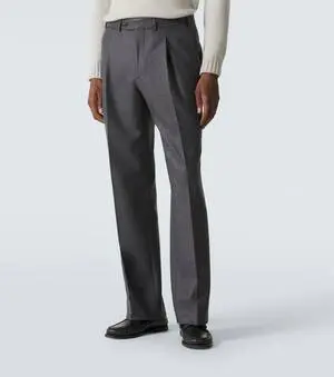 SAMAN AMEL Wool Suit Pants