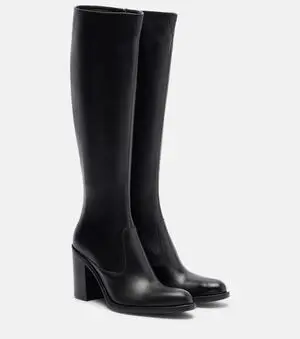 Chloé Phoenix Knee-high Leather Boots - Black