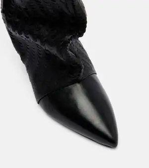 Isabel Marant Étoile Edrika 45 Laser-cut Leather Ankle Boots