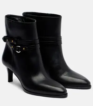 Isabel Marant Étoile Meyli 55 Leather Ankle Boots - Black