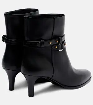 Isabel Marant Étoile Meyli 55 Leather Ankle Boots - Black