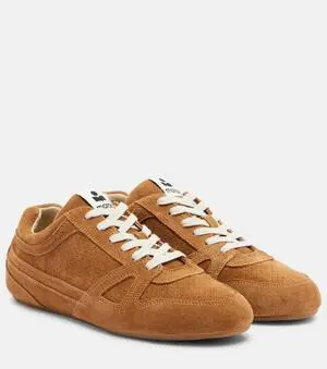 Isabel Marant Senny Suede Sneakers - Beige