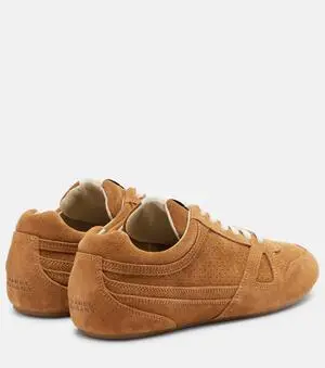 Isabel Marant Senny Suede Sneakers - Beige