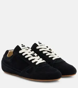 Isabel Marant Étoile Senny Suede Sneakers - Black