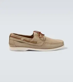 Kiton Suede Boat Shoes