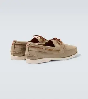Kiton Suede Boat Shoes