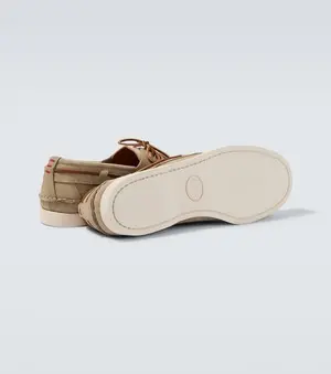 Kiton Suede Boat Shoes