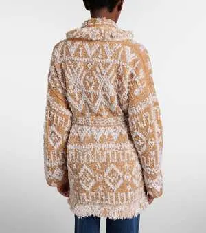 Alanui Send Beat Wool-blend Cardigan