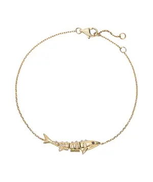 Yvonne Léon Marlin Chain Bracelet With Diamonds