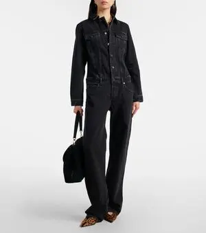 AGOLDE Esther Denim Jumpsuit - Black