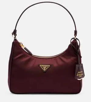 Prada Re-edition 2005 Re-nylon Shoulder Bag - Burgundy