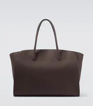 THE ROW Marlo 17 Leather Tote Bag - Brown