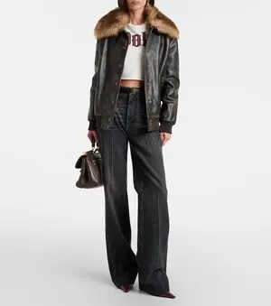 Dolce & Gabbana High-rise Flared Jeans - Black