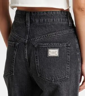 Dolce & Gabbana High-rise Flared Jeans - Black