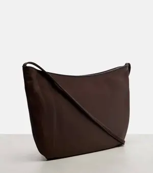 THE ROW Medium Leather Shoulder Bag - Brown