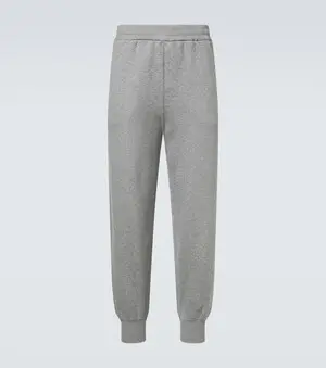 JIL SANDER Cotton Jersey Sweatpants - Grey