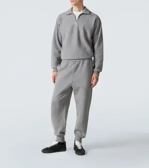 JIL SANDER Cotton Jersey Sweatpants - Grey