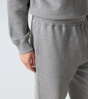 JIL SANDER Cotton Jersey Sweatpants - Grey