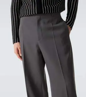 JIL SANDER Wool Wide-leg Pants