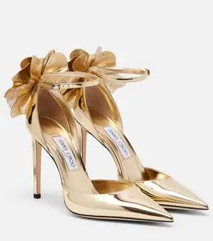 Jimmy Choo Flower Embellished Pumps