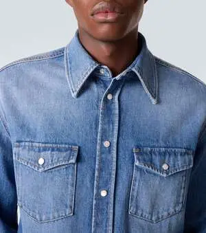 Givenchy Couture Seam Denim Shirt
