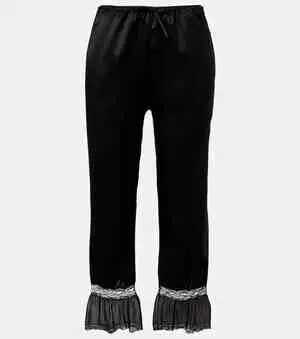 Saint Laurent Drawstring Pants For Women