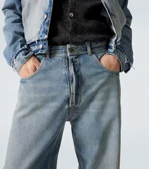 MAISON MARGIELA Cropped Straight Jeans