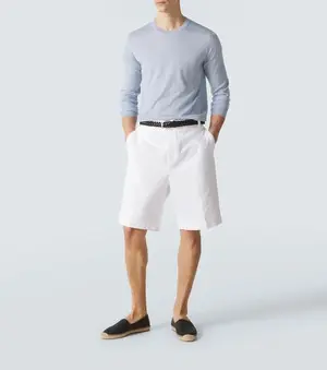 Fedeli Cashmere And Silk Sweater - Blue
