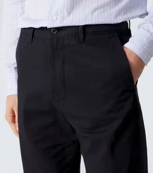 SLOWEAR Cotton And Linen Slim Pants - Blue