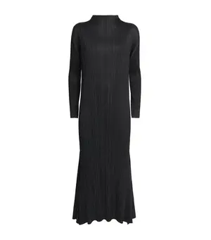 Pleats Please Issey Miyake Long Sleeve Day Dresses